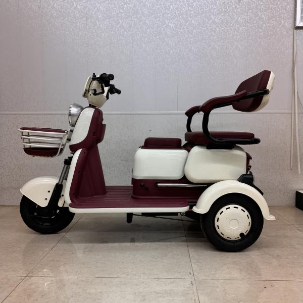 Quality New Model 3 Wheel Electric Tricycle Fashion  2 Seat Comfort For Seniors & Short Family Trips for sale