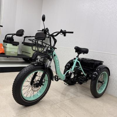 China Disc Brake System Electric E Tricycle 25km/H With LED Headlight for sale
