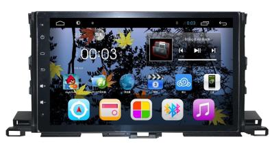 China Android 4.4.1 Quad-core Car GPS Navigation System, for Toyota Highlander , Builtin 16G Flash & WIFI , Support 4G dongle for sale