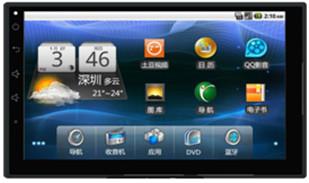 China 7 Inch Android 4.4.1 Quad-core Car GPS Navigation System, Universal for all, Builtin 16G Flash & WIFI & 4G dongle for sale