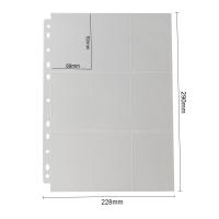 China Clear Mtg 9 Pocket Pages /  Card Holder Cpp Materials Top Loading ISO for sale
