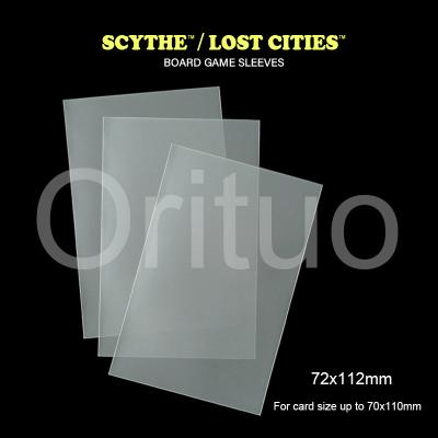 Cina Scythe / Lost Cities Card Sleeves 72x112mm Matte Trasparente Antiriflesso in vendita