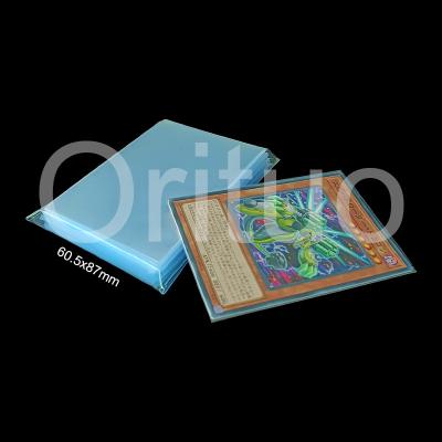 Cina Buste interne trasparenti per carte Yugioh 60 x 87 mm Dimensioni perfette per la protezione di piccole carte in vendita