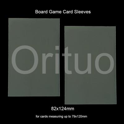 China Clear Cpp Playing Large Card Sleeves 82x124mm For Board Game SGS for sale