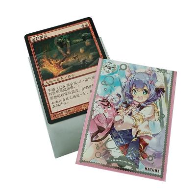 China Easy Shuffling Mtg Art Card Sleeves OPP Laminated With Nice Printing Artwork for sale