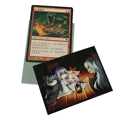 China Mooie afdrukken Art Card Sleeves 67x92mm Fit 63x88mm Anime Card Sleeves Cpp Te koop