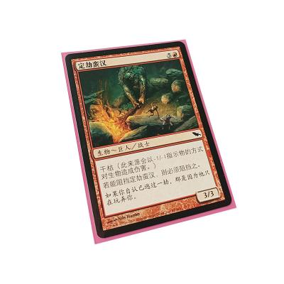 Cina Protettore per carte collezionabili rosa MTG / Naruto / Pokemon Card Sleeves 63X88mm Fit in vendita