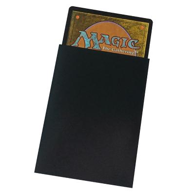 Cina Mescolanza facile arancio di protezione 66X91mm di Matte Black Card Sleeves MTG di struttura di CPP in vendita