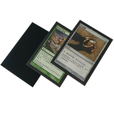 Cina Mescolanza facile arancio di protezione 66X91mm di Matte Black Card Sleeves MTG di struttura di CPP in vendita