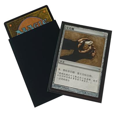Cina Mescolanza facile arancio di protezione 66X91mm di Matte Black Card Sleeves MTG di struttura di CPP in vendita