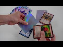 Hologrpahic Gedrukte Kaartkokers voor MTG, POKEMON, WS Enz. Art Print Trading Card Sleeve