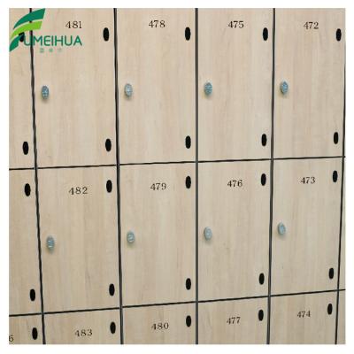 China Compact laminate fitness club changing room locker for sale