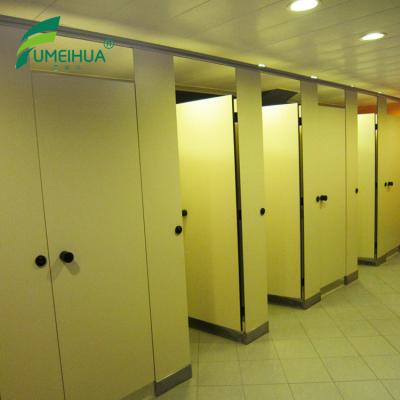 China waterproof compact laminate toilet cubicle with nylon hardware for sale