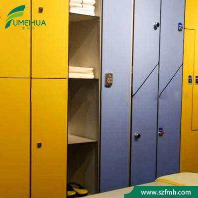 China swimming pool gym club changing room durable beautiful cheap HPL locker with RFID lock for sale