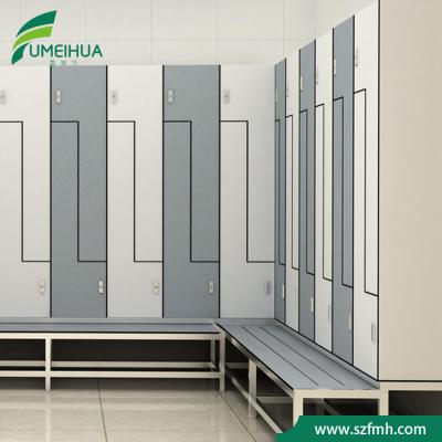 China Waterproof Dampprof Compact Laminate HPL Gym Locker with 2 year warranty for sale