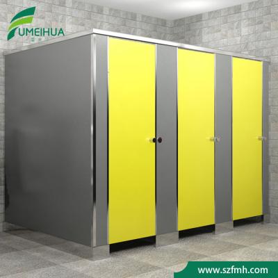China 12mm thickness phenolic public compact laminate waterproof hpl shower cubicle partition for sale