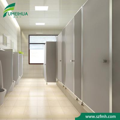 China decorative high-pressure compact laminate waterproof fireproof washroom toilet cubicle divider for sale