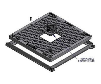 China OEM&ODM Two Part Infill Austrial Access Cover & Frame - Class B for sale