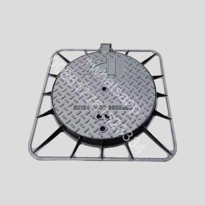 China d400 load  double seal water tight and fire hydrant ductile iron manhole cover for sale