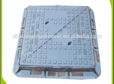 China Supply good quality double triangular rainwater cast iron manhole cover for sale