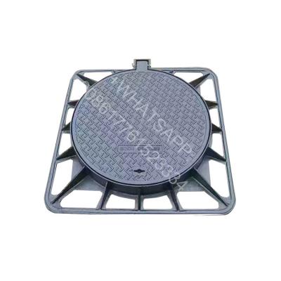 China Offer Best Quality Black Water Tight Heavy Ductile Iron Manhole Cover for sale