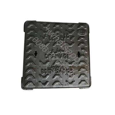 China en124 jrc 12 carriageway telecom ductile iron driveway manhole cover for sale
