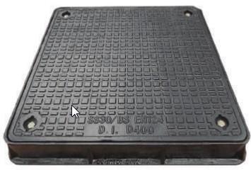 China Supply OEM Light Duty Inspection ductile iron driveway manhole cover & Frame For Singapore for sale