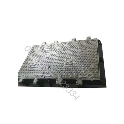 China Supply OEM Dubai EN124 Rectangular type single seal double Ductile iron manhole covers for sale