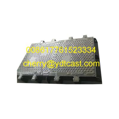 China OEM &ODM High Quality Ductile Cast Iron Heavy Duty Bitumen Paintting Telecom Manhole Cover for sale