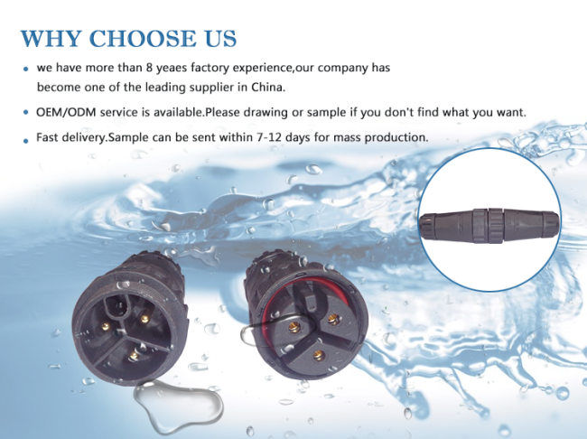 Bett M23 2 3 4 5pin Overmould Waterproof Connector Automotive LED Strip Connector