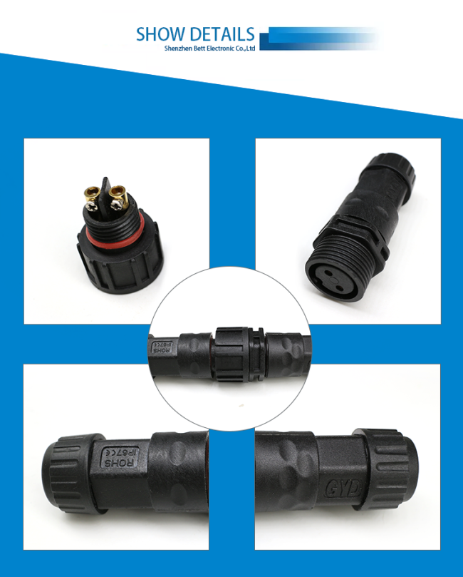M20 Docking Type Direct Outdoor Wire and Cable Waterproof Mechanical Equipment Quick Connector