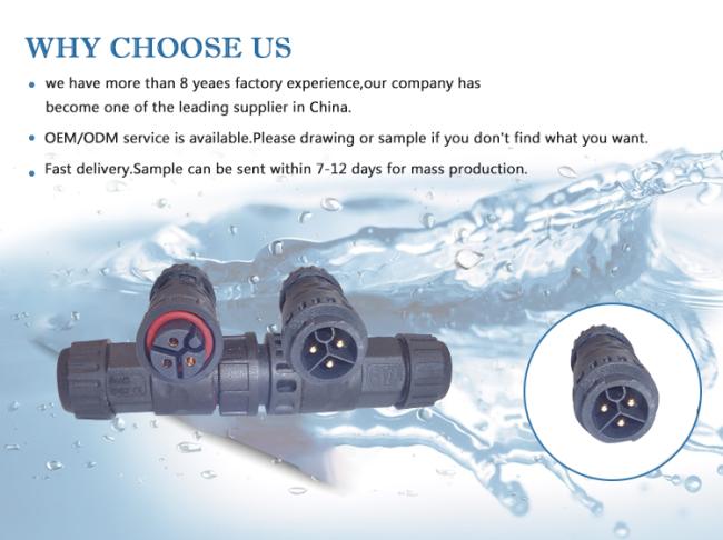 Close-up view of K19 Waterproof Connector