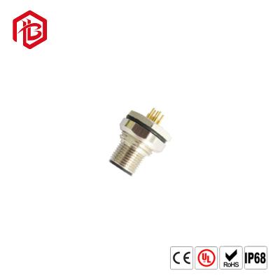China Ethernet Waterproof IP67 A/B/D Code 4 Pin Aviation Assembly M12 Right Angle Connector for sale