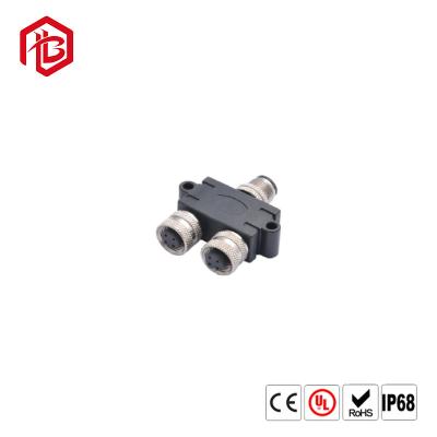 China Bett M12 Metal Adapter 2pin Electrical Waterproof Terminal Led Display  Connector for sale