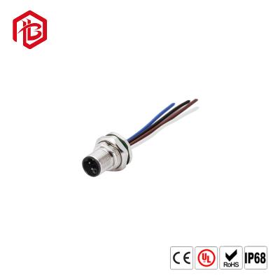 China 8 Pin Waterproof Molded Plug With Cable M12 Connector for sale