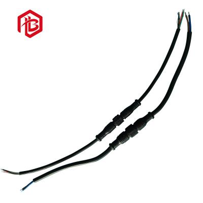 China M16 PVC 2 3 4 5 Pin Extension Male Female Docking Waterproof Connector for sale