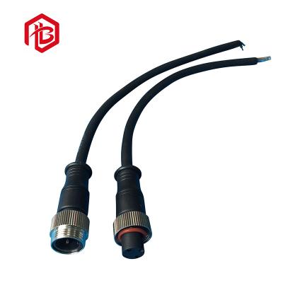 China M16 PVC 2 3 4 5 Pin Extension Male Female Docking Waterproof Connector for sale