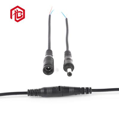 Κίνα 18AWG 5.5mm X 2.1mm Άντρας προς Άντρας Δύναμη προσαρμόσιμο μήκος καλωδίου και μέγεθος DC 5521 2 Pin Waterproof Plug προς πώληση