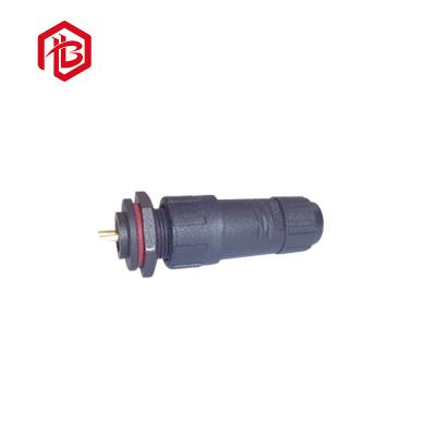 Cina 300V m14 pannello di montaggio di nylon innesco nero luminaria ambiente allarmi connettore del cavo impermeabile in vendita