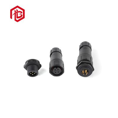 Cina 300V m14 pannello di montaggio di nylon innesco nero luminaria ambiente allarmi connettore del cavo impermeabile in vendita