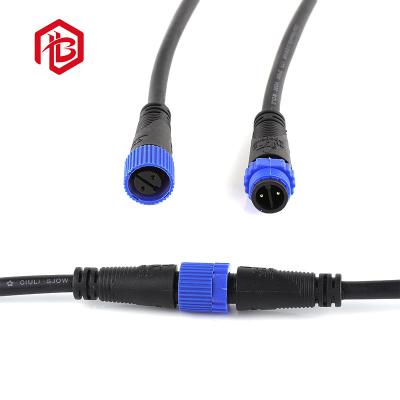 China LED Lighting Outdoor M15 Waterproof Connector IP67 2 Pin 3pin 4 Pin 5 Pin Din Female Connector for sale