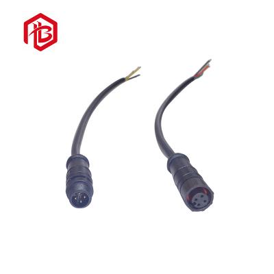 China M8 Nylon Threaded Butt Waterproof Aviation Plug 2 3 4 5pin Signal Connector for sale