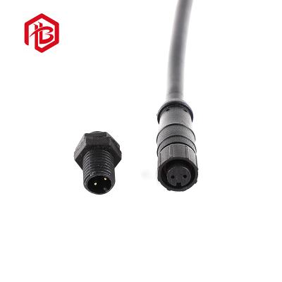 China Gold Plated 2 3 4 5 Pin IP68 M8 Outdoor Metal Waterproof Panel Mount Connector for sale