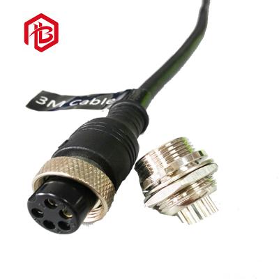 Cina Universale GX16 8pin A codice di collegamento per l'aviazione filo a filo/panele maschio femmina spina stampata guinzaglio di filo a led in vendita