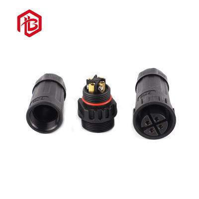 China m25 Screw Fixing Type Wire Assembly Cable Connector 2 3 4 Pin IP68 Waterproof for sale