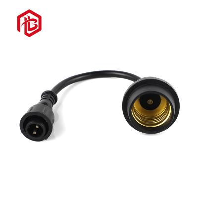 China Nylon E27 Outdoor Waterproof Lamp Holder E27 Screw Mouth Pure Copper Lamp Holder Chandelier Household Outdoor Strip Line for sale