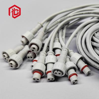 China Customized M11 M12 M14 M15 M16 Led Street Waterproof Cable 2 3 4 5 Pin Male Female Docking Extension PVC Power Cord for sale