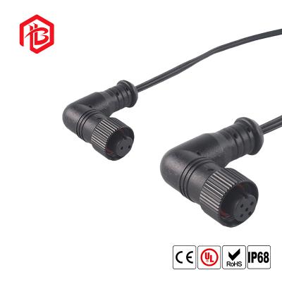 China IP68 Waterproof M12 8 Pin Male Connector 90 Degree Right Angle Elbow Aviation Sensor Cable Circular Connector Product Connectors for sale