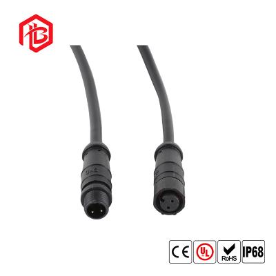 China Male Female M8 Waterproof Circular Connector 2pin 3pin 4pin 5pin with Power Rated 2A and 24AWG 22AWG 20AWG Wires for sale