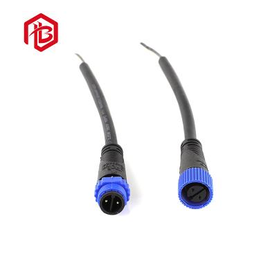 China PPS Insulator Waterproof Circular Connector 2 Connector Number Suitable For Temperature Range Minus 40 To 105 Degrees Celsius for sale